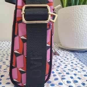 Diane Von Furstenberg | Bags | Dvf Pink Modern Geo Pattern Camera Bag ...